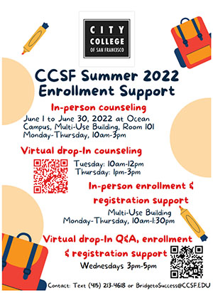 Enrollment Steps Tutorial Videos | CCSF