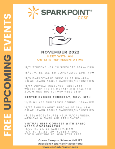 Workshops/Events | CCSF